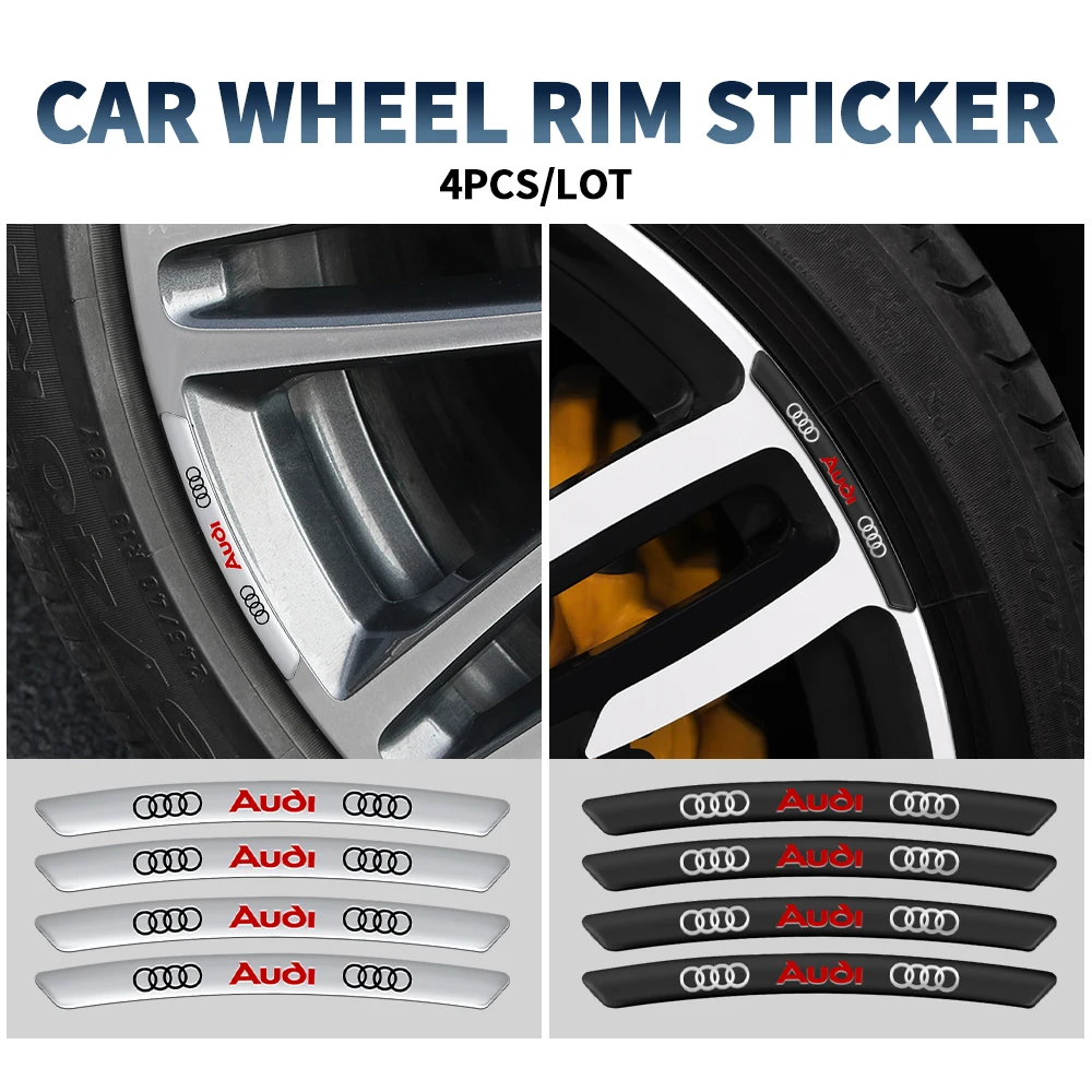 4pcs-Aluminum-Car-Badges-Wheels-Rims-Stickers-Auto-Decoration-For-Audi ...