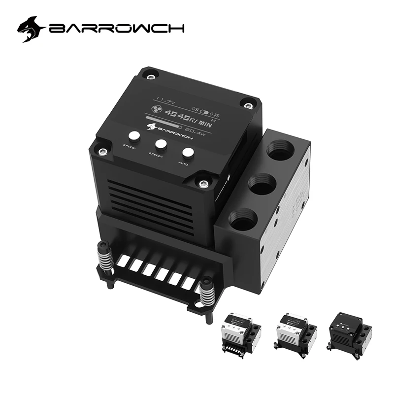 BARROWCH-CPU-WaterBlock-For-AMD-AM4-Combo-17W-PWM-Pump-Integrated-POM ...