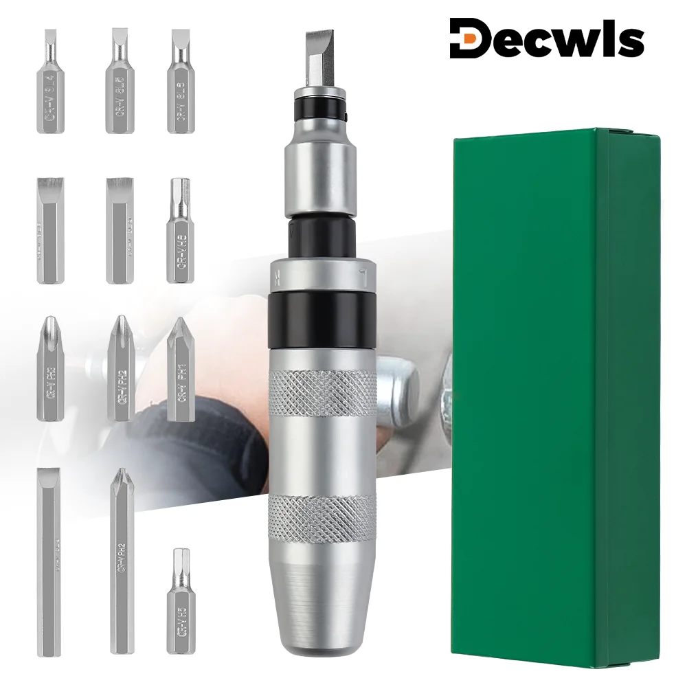 7/12/13 Pcs Manual Impact Screwdriver, Cordless Home Screwdriver Set ...