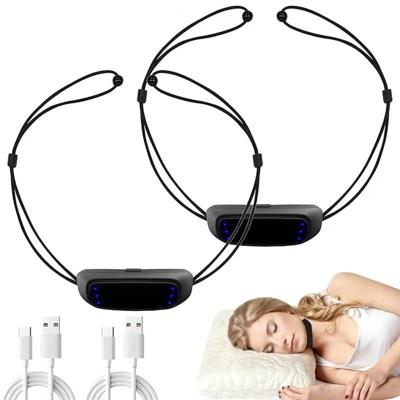 Snoring Solution Portable Sleep Apnea Anti snoring Devices Chin Strap ...