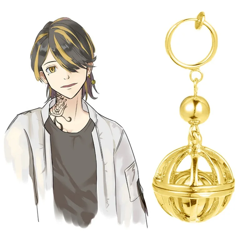 Anime-Tokyo-Revengers-Kazutora-Ball-Earrings-Izana-Mitsuya-Clip-Drop ...