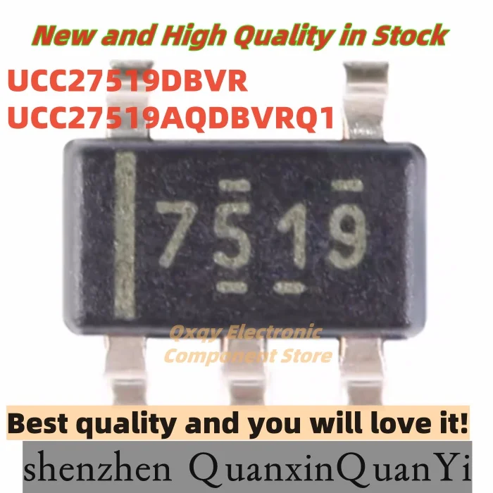 10PCS-NEW-UCC27519DBVR-7519-UCC27519AQDBVRQ1-519Q-SOT23-5-gate-driver ...