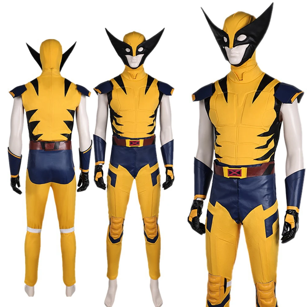 Halloween-Wolf-Logan-Cosplay-Men-Vest-Pants-Costume-Fantasia-Cartoon-X ...