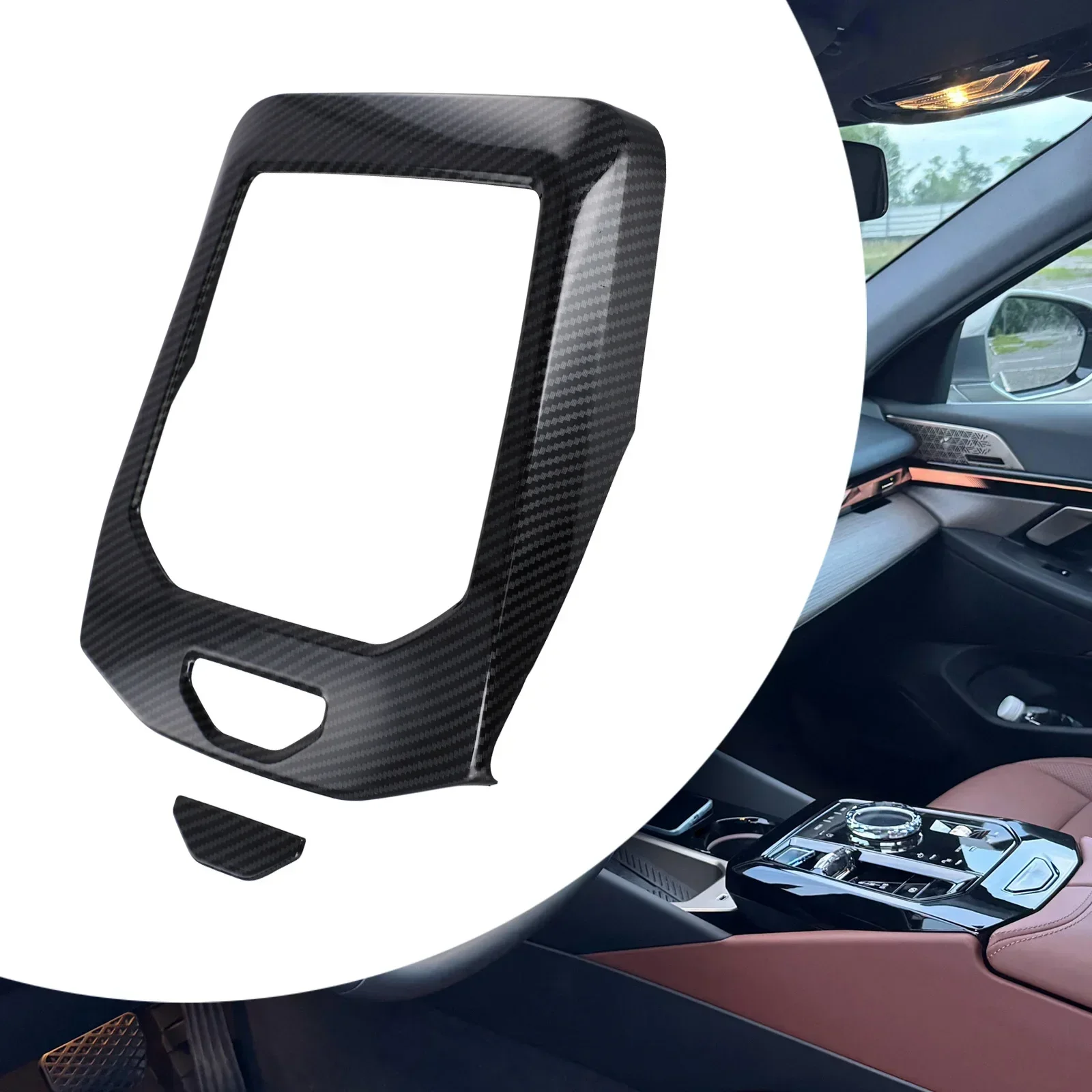 Newest-Sale-ABS-Carbon-Fiber-Center-Console-Frame-Trim-Cover-Fits-For ...