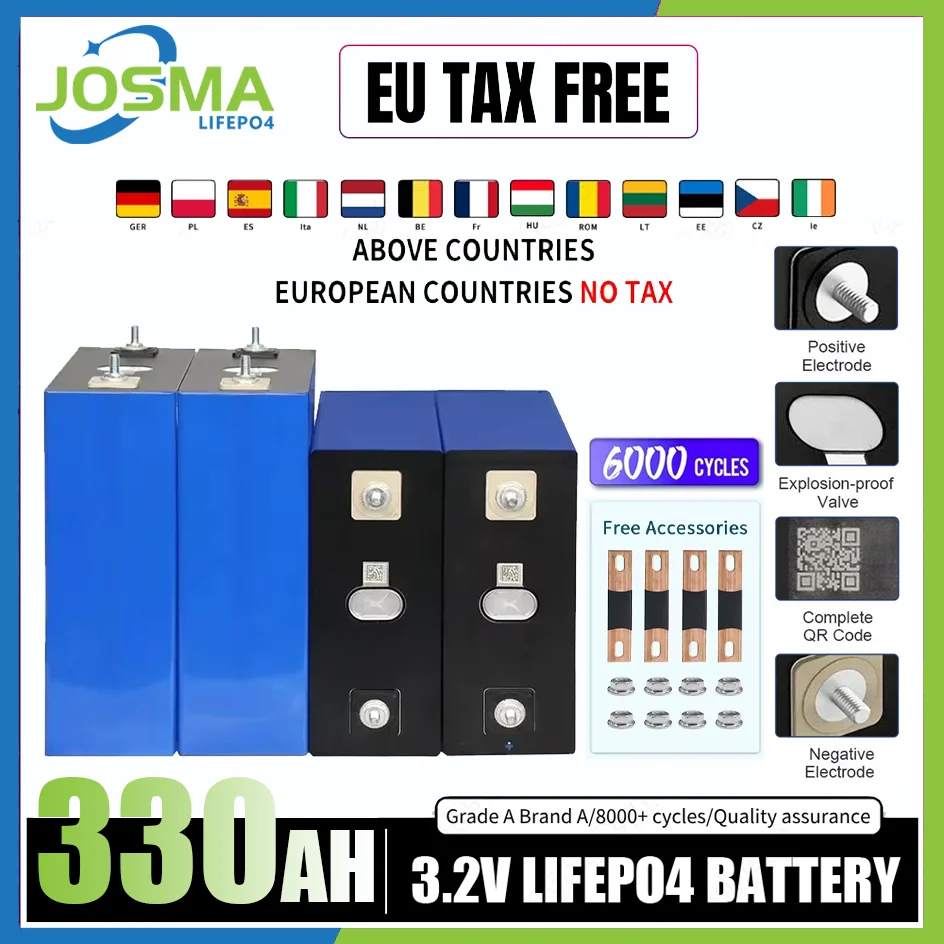 LiFePO4-3-2V-310Ah-Battery-Cell-Grade-A-6000-Cycle-Free-Busbar-Real ...