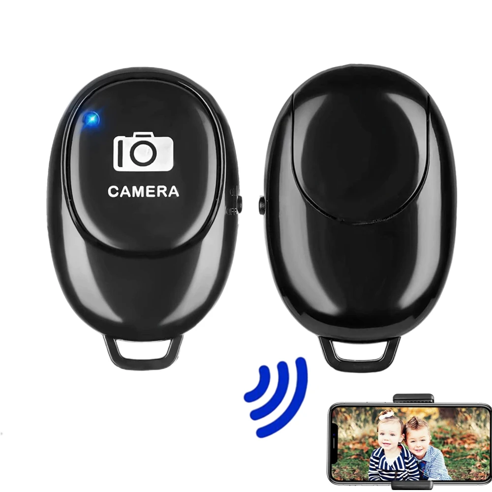 Mini Bluetooth-compatible Remote Control Button Wireless Controller Self-Timer Camera Stick ...