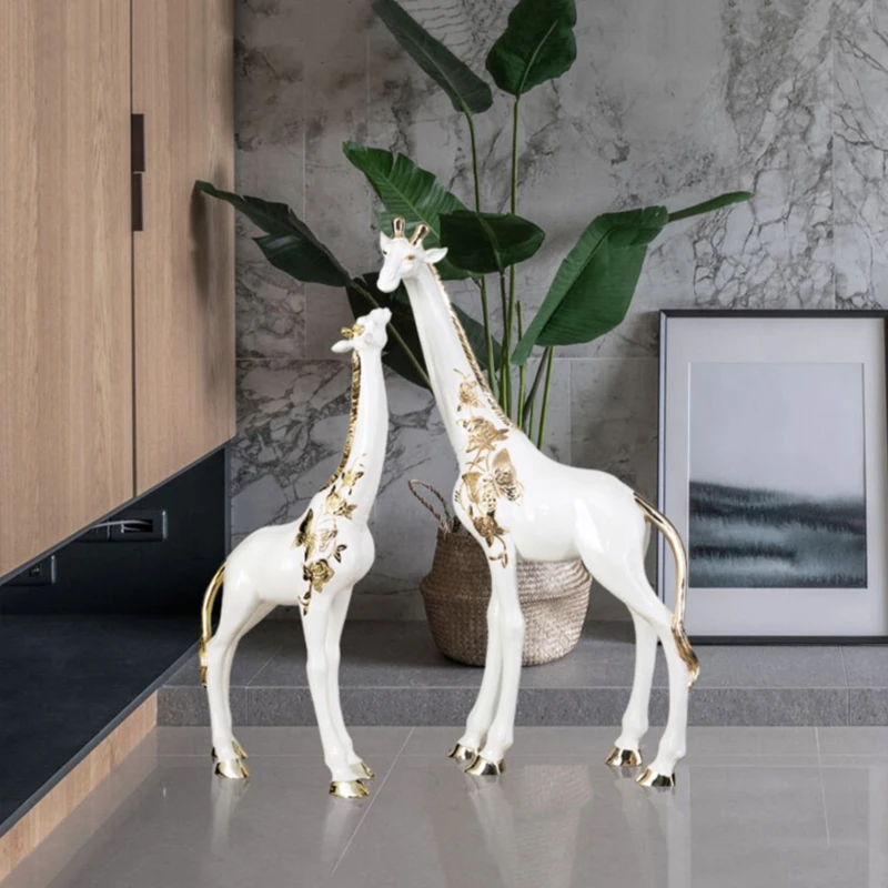 White Giraffe Statue