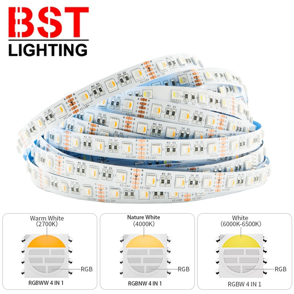 Highlight-5M-RGBW-RGBNW-RGBWW-4-IN-1-Led-Strip-5050SMD-60-72-84-96Leds ...