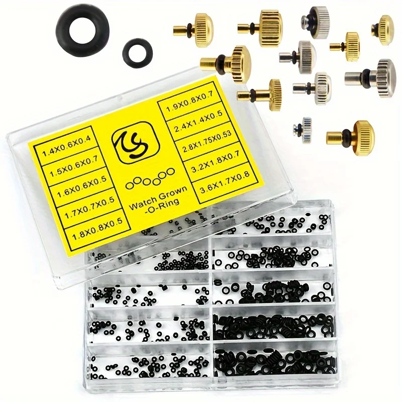 New-Mini-Rubber-Washer-O-Ring-Watch-Crown-Waterproof-Watches-Seals ...