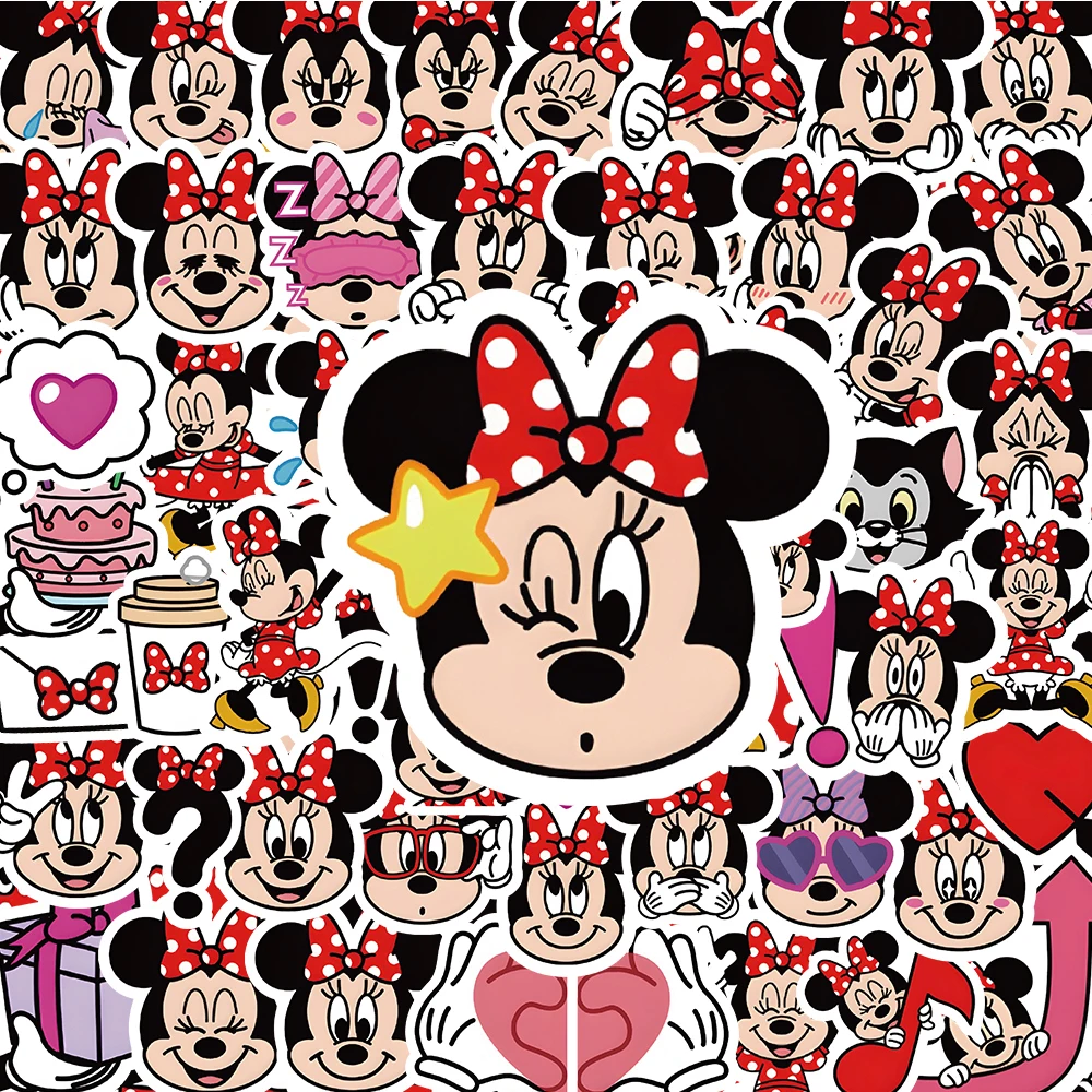 10-30-60-Uds-Pegatinas-cl-sicas-de-Anime-de-Disney-Mickey-Mouse-Minnie ...