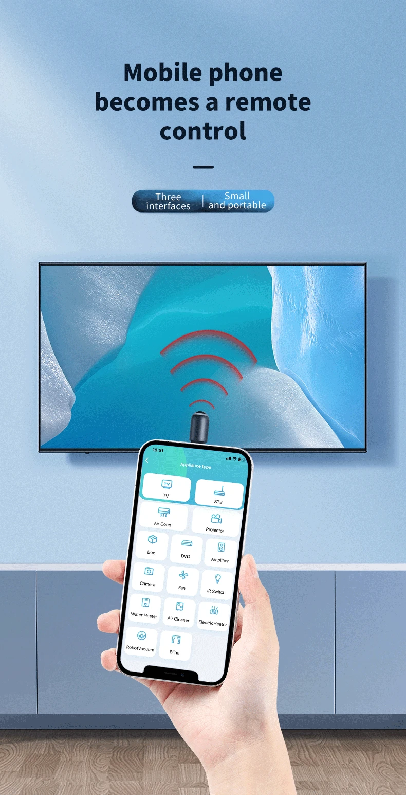 Shop Generic New Smartphone remote control infrared universal remote ...