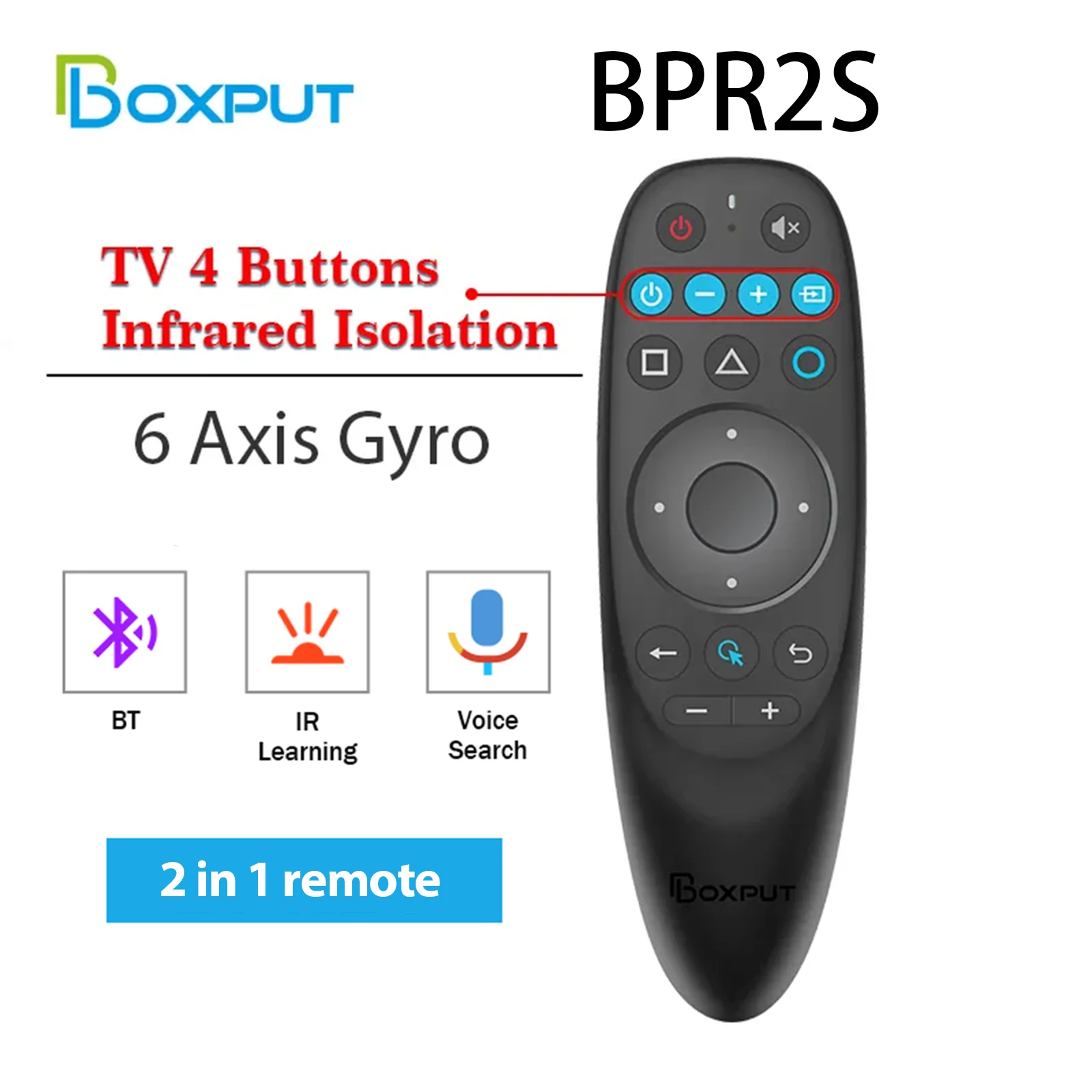 BOXPUT-G10S-BPR2S-PLUS-2-4G-Wireless-Voice-Remote-Control-bt-Air-Mouse ...
