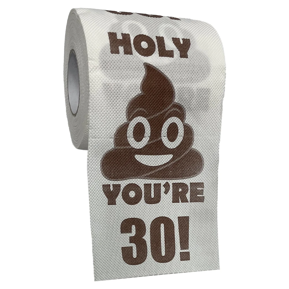 Poop-Printed-30st-Birthday-Decorations-Toilet-Paper-Holy-You-re-30 ...