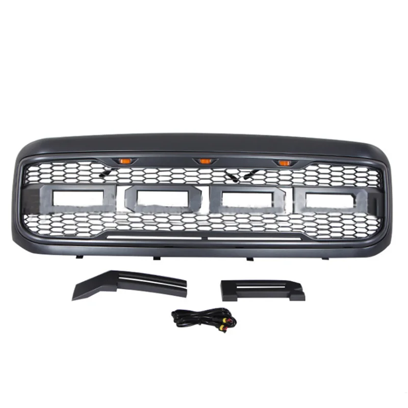 Matte-Black-Front-Grille-For-Ford-F250-F350-1999-2000-2001-2002-2003 ...