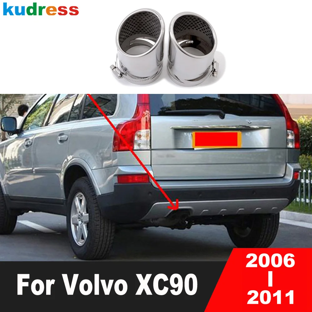 Rear-Exhaust-Muffler-Tip-Pipe-For-Volvo-XC90-XC-90-2006-2008-2009-2010 ...