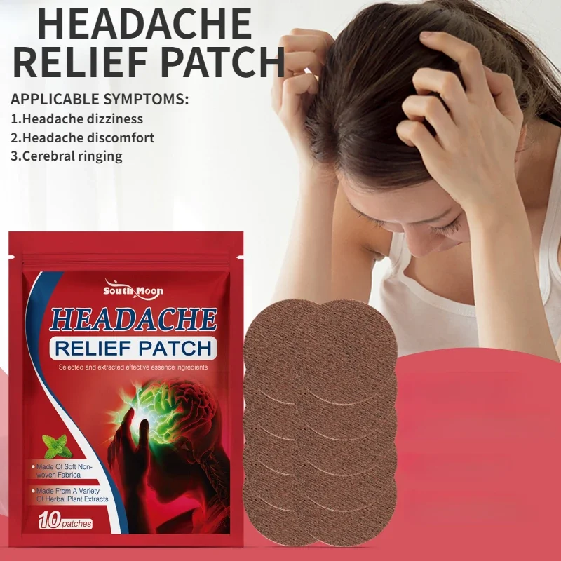Headache-Relief-Plaster-Improve-Migraine-Mental-Anxiety-Insomnia ...