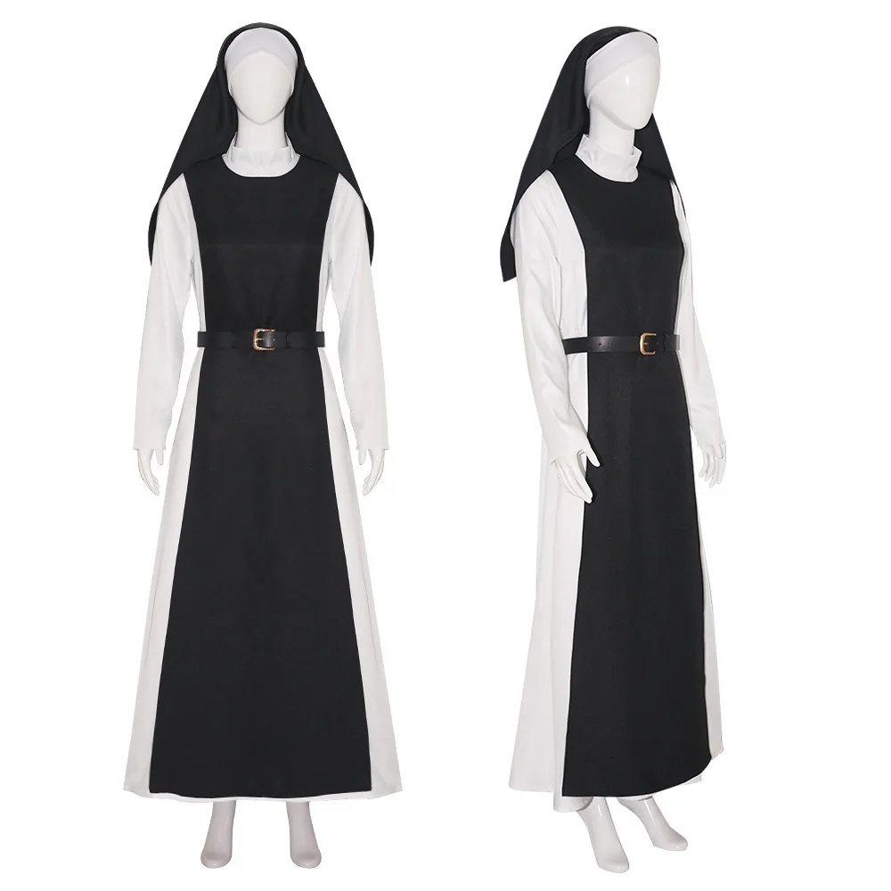 Anime-Nun-Cecilia-Cosplay-Costume-Horror-Movie-Immaculate-Cos-Suits-For ...