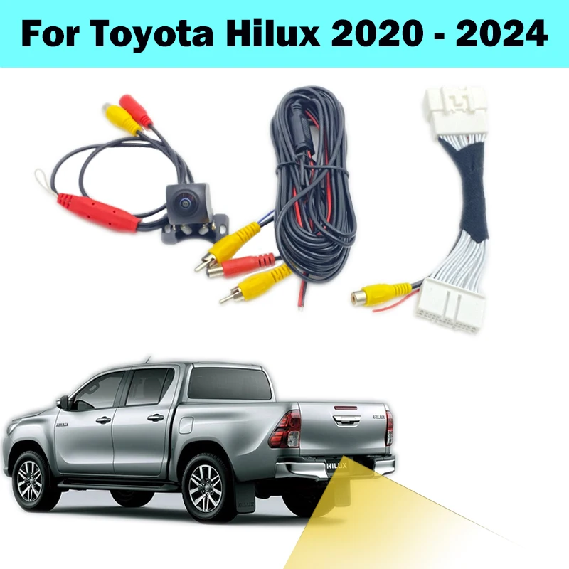 HICAMRUI-Reverse-Backup-Camera-Kit-for-Toyota-Hilux-2020-2021-2022-2023 ...
