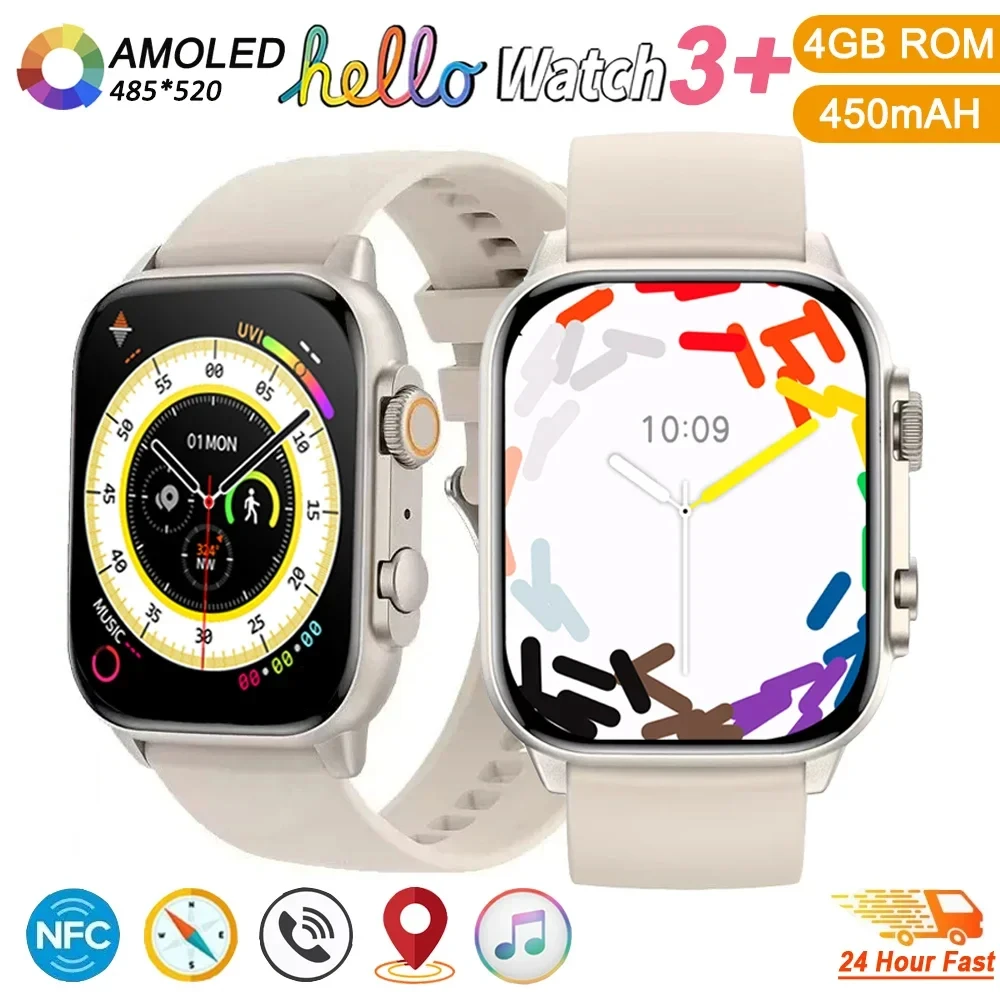 Hello-Watch-reloj-inteligente-3-Plus-para-hombre-dispositivo-con ...
