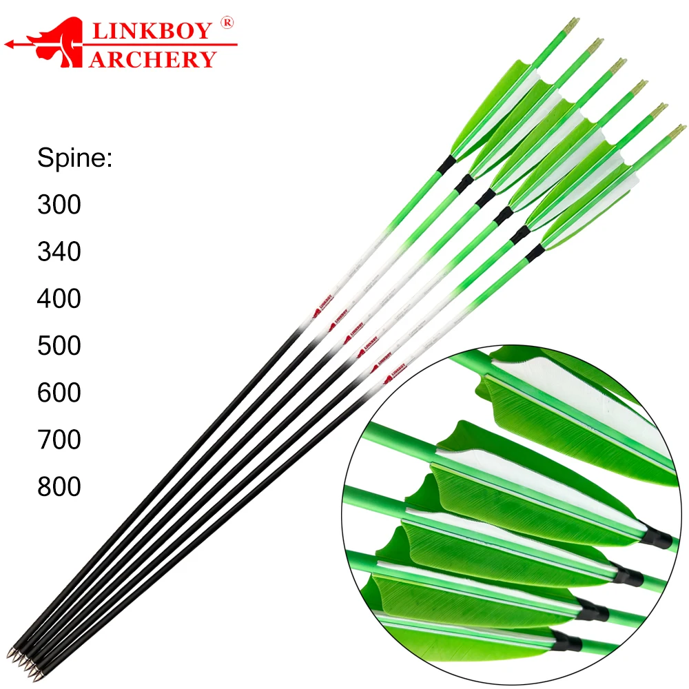 12pcs-100-Pure-Carbon-Arrows-ID6-2MM-Horseback-Shooting-Arrows-4PCS ...