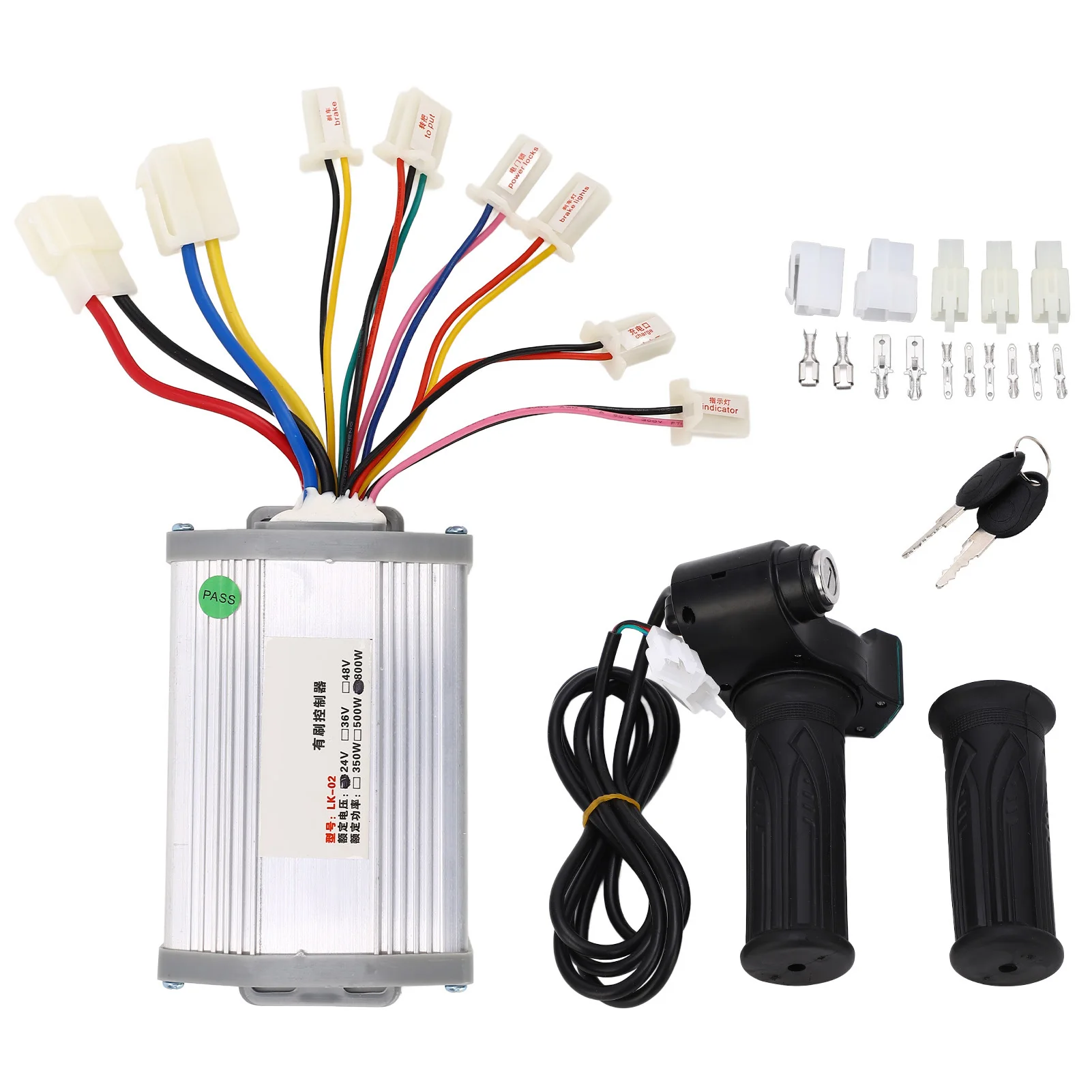 24v-800w-Brushed-Motor-Controller-Kit-with-Power-Display-and-Twist ...