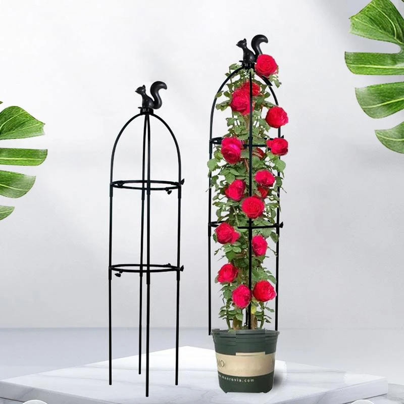 Tower Obelisk Garden Trellis Climbing Plant Support Rose Tower Vine ...