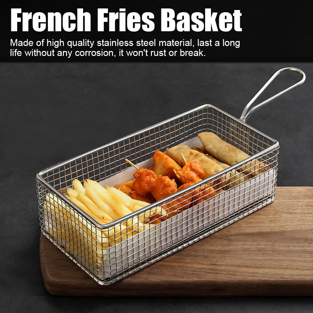 A-o-inoxid-vel-Mini-French-Fries-Food-Basket-cesta-de-alimentos-fritos ...