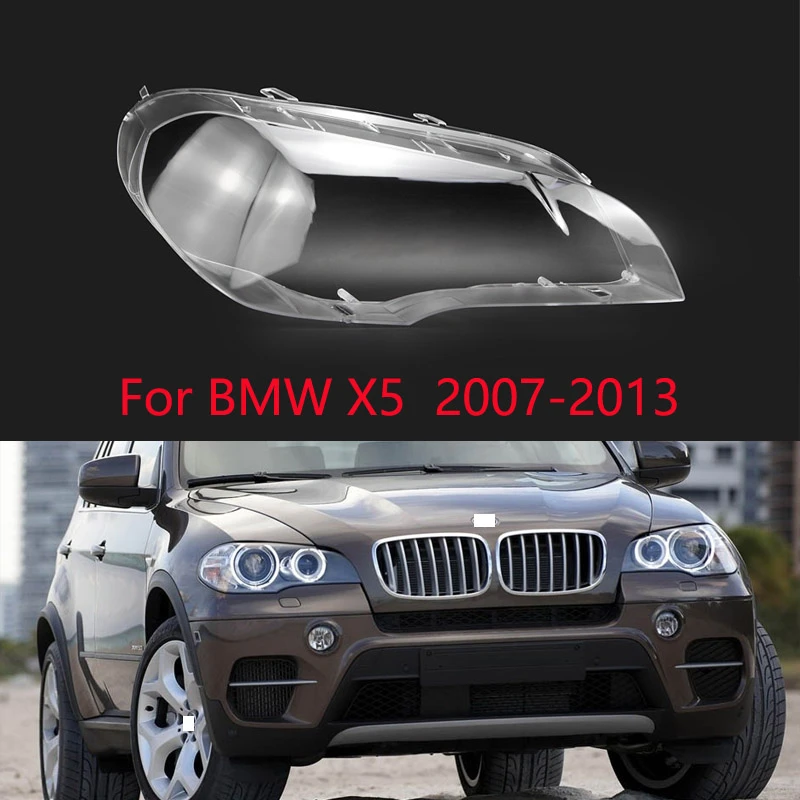 For BMW X5 E70 Car 2007-2013 Auto Front Headlight Cover Lens ...
