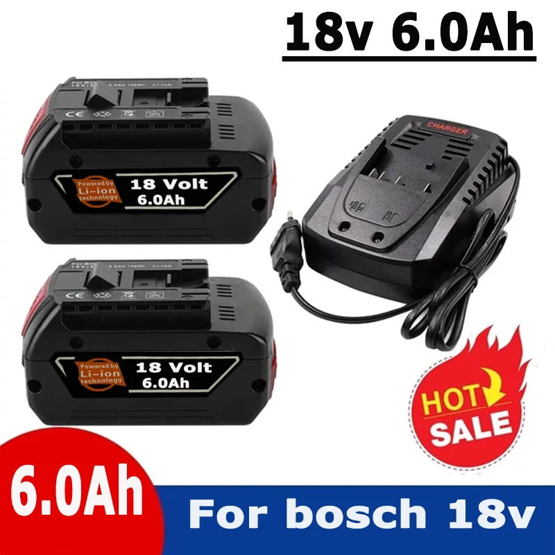 18V-6000mAh-Rechargeable-lithium-ion-Battery-For-Bosch-18v-6-0Ah-Backup ...