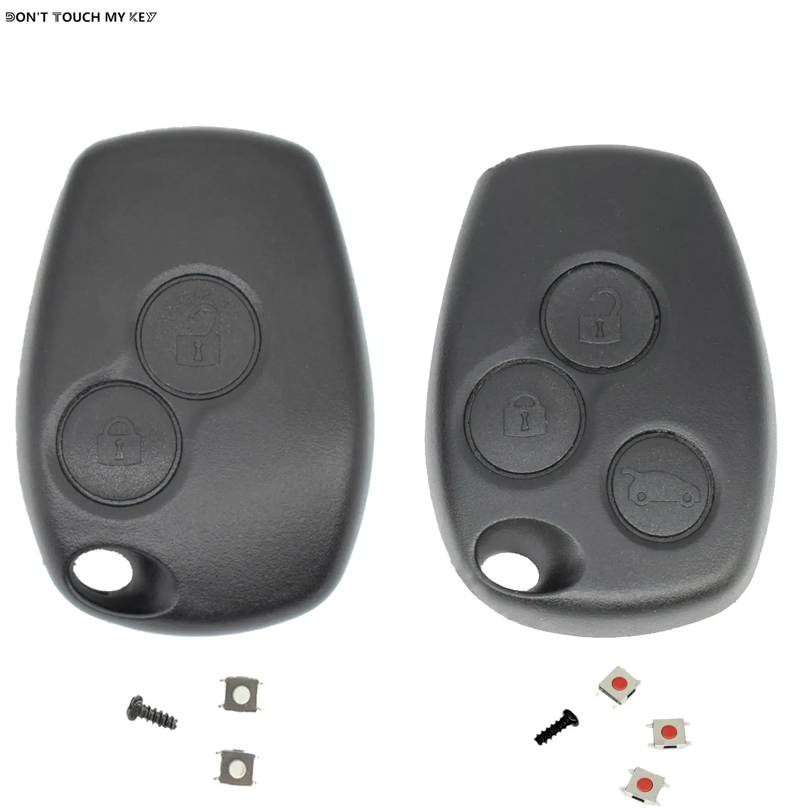2-3-Button-Switch-Car-Remote-Key-Shell-Fob-Case-For-Renault-Clio-Trafic ...