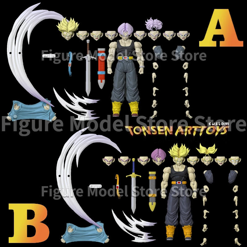 Tonsenarttoys-Dragon-Ball-SHF-Trunks-Super-Saiyan-SSJ-SSJ2-Majin-Buu ...