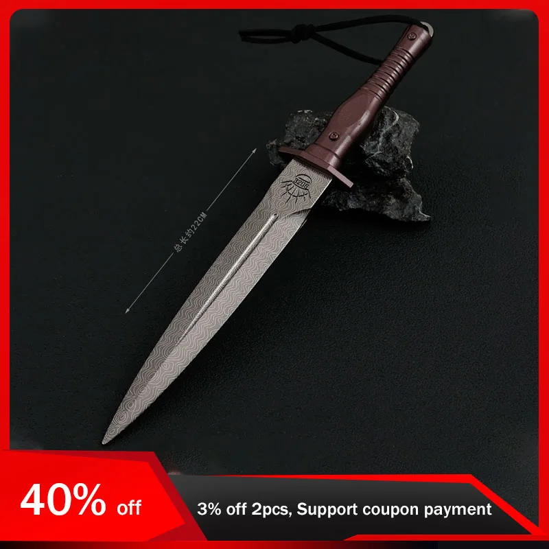 22cm-Arena-Breakout-Assault-Knive-Toy-Sword-Game-Peripherals-All-Metal ...