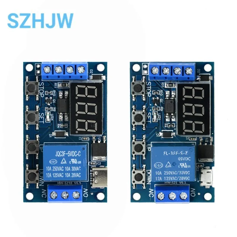 1-Channel-5V-Relay-6-30V-Relay-Module-OFF-ON-Switch-Trigger-Time-Delay ...