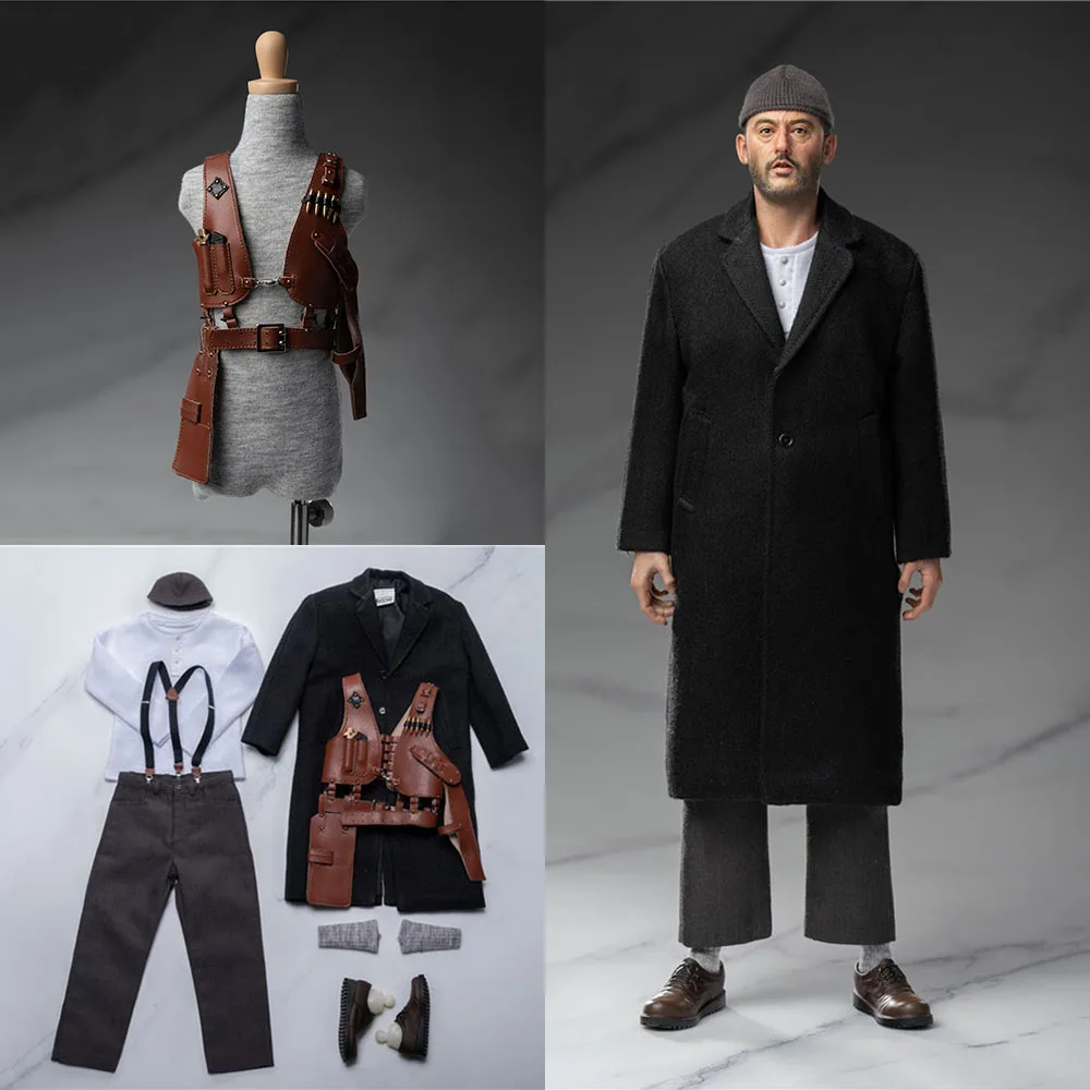 TOPO-TP004-1-6-Scale-Men-s-Figure-Accessory-Leon-Jean-Reno-Clothes-Suit ...