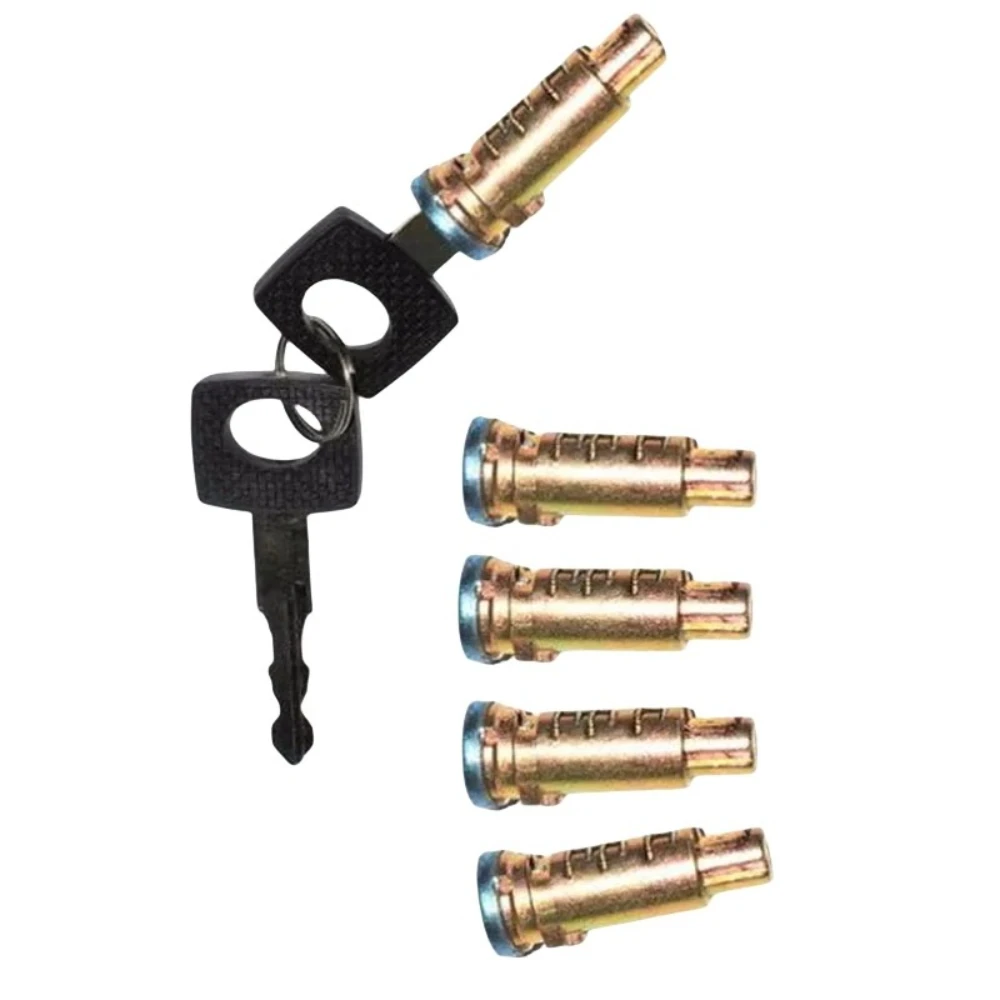 6707600205 FIVE PCS DOOR LOCK BARRELS WITH 2 SAME KEYS For VW LT ...