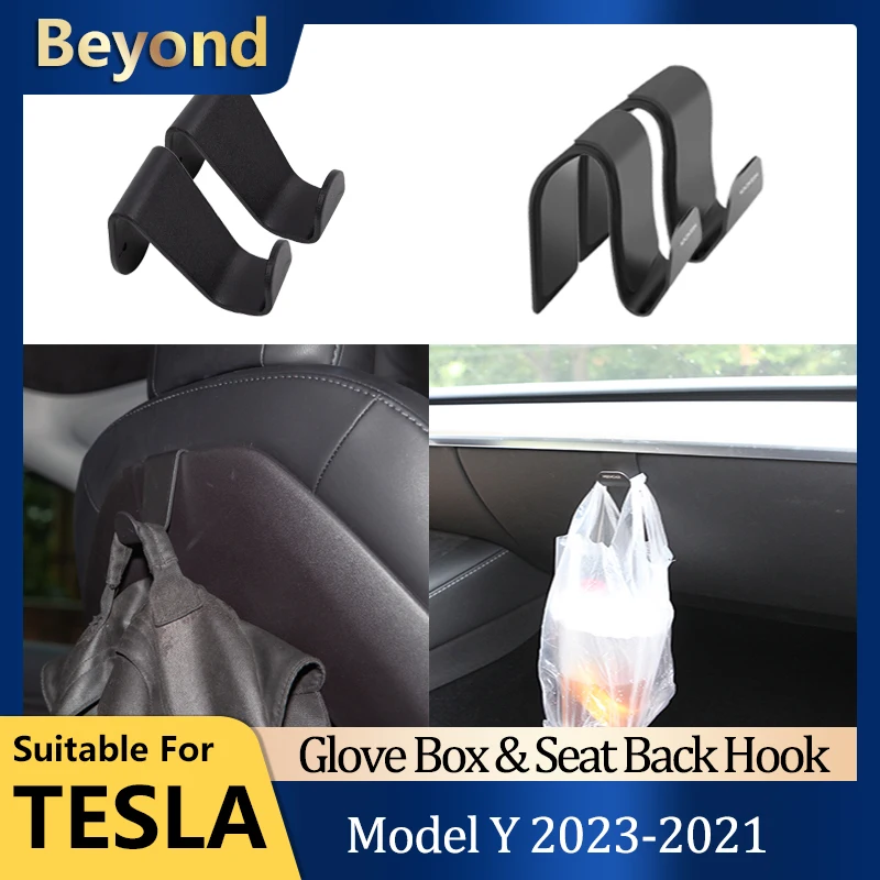 For-Tesla-Tesla-Model-3-2021-Glove-Box-Hook-Buckle-Model-Y-Interior ...