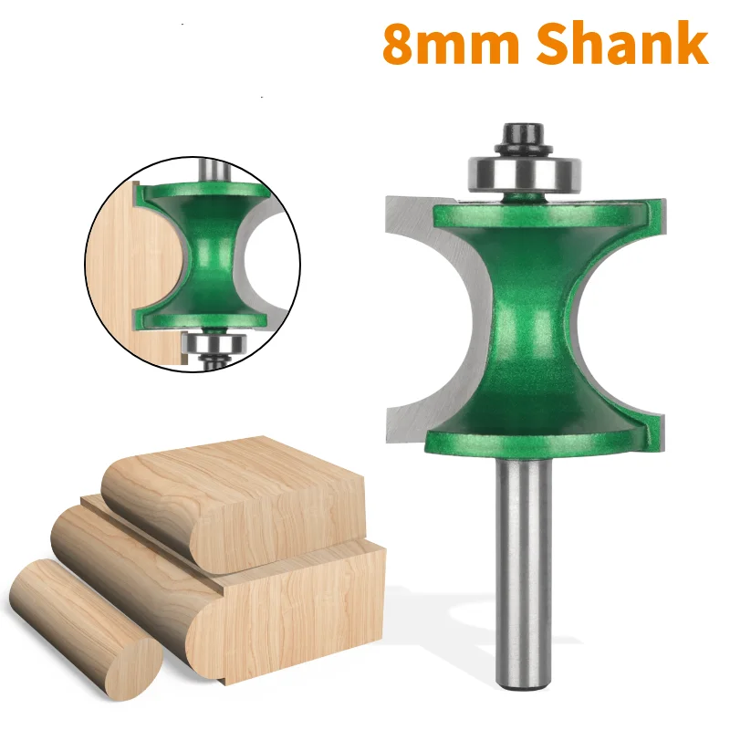 8MM-Shank-Bull-Nose-Radius-Bit-Router-Bit-Carbide-Cutters-Woodworking ...