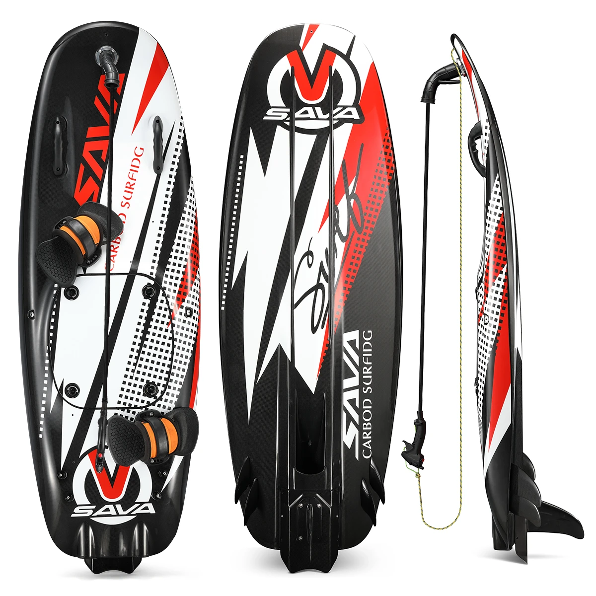 Jet Power Surfboard 110cc Carbon Surf Board Jetting surfing surfboard ...