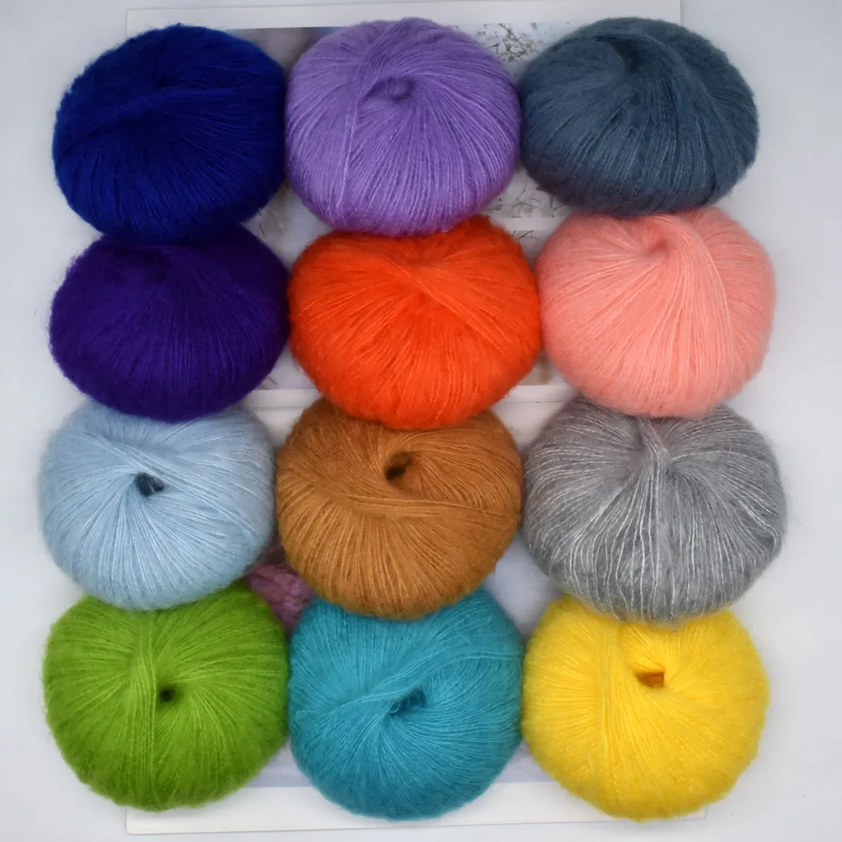 25g-Soft-40-Acrylic-60-Mohair-Yarn-160m-175yd-Plush-Yarn-Hand-Knitting ...