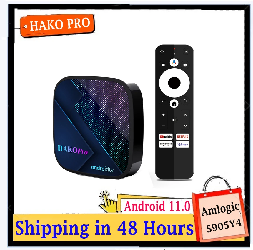 HAKO-Pro-TV-Box-Amlogic-S905Y4-Android-11-Google-Certification-2-4G-5G ...