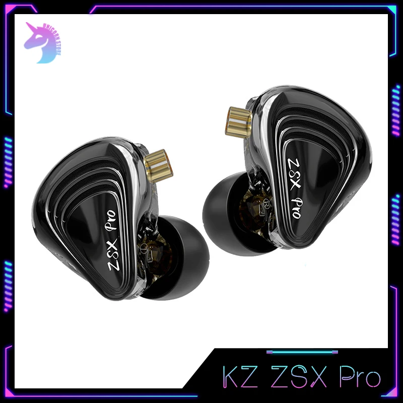KZ-ZSX-Pro-5BA-1DD-Hybrid-Drive-12-Unit-Earphones-HIFI-Music-Earbuds ...