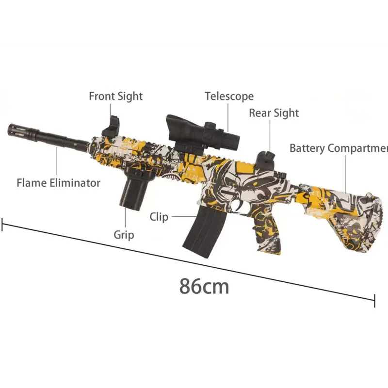 Pistola Blaster de Gel automática para Paintball, pistolas de juguete ...