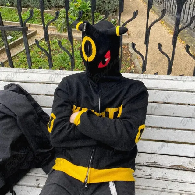 Hoodie Pokémon Umbreon Umbreon Pokemon V2 Hooded Cloak Coat