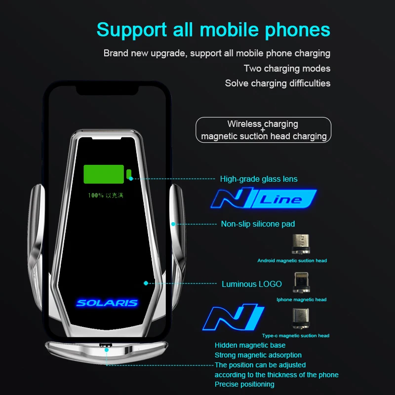 For-Hyundai-Solaris-2014-2013-2012-2015-2016-2017-2018-2019-2020-2021 ...