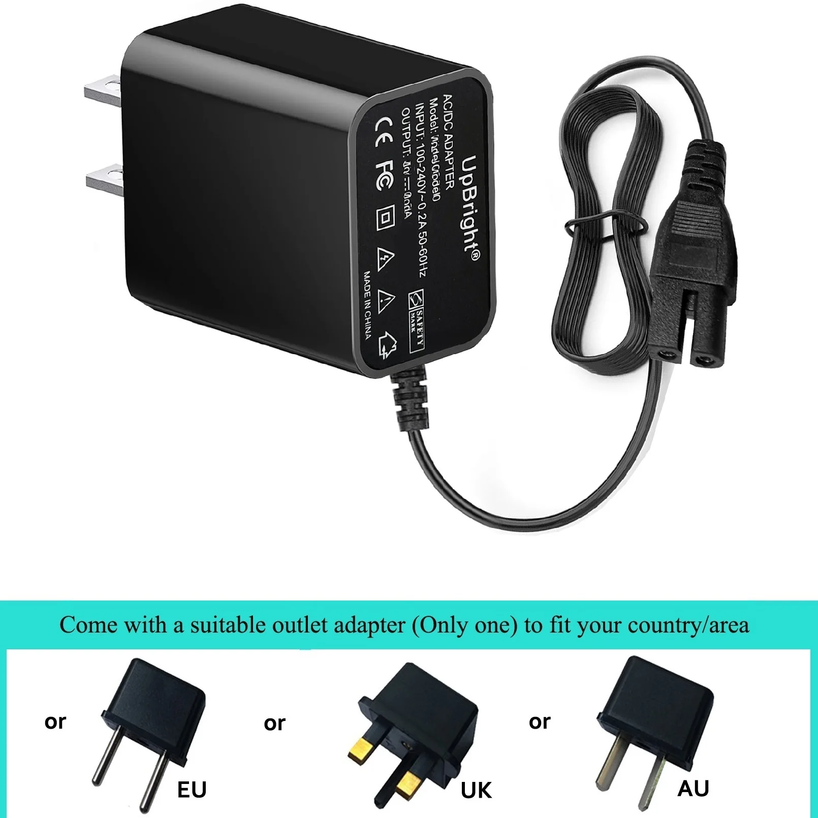 8.4V 2Pin AC Adapter for Water Tech LC099-2SK Pool Blaster Catfish Li ...
