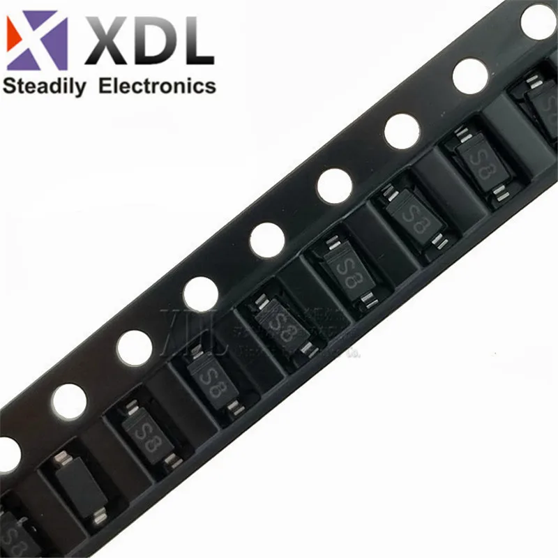 (100 piezas) BAT43W SOD 123 1206 SMD diodo Schottky BAT43 SOD123 ...