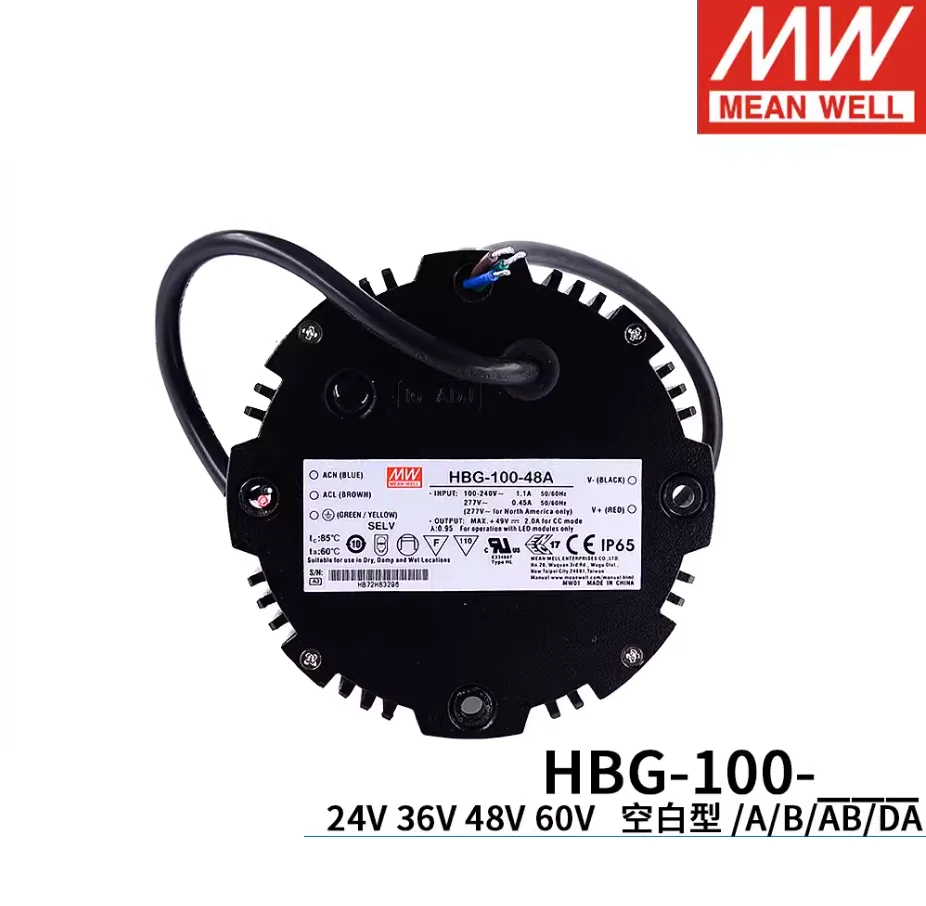 MEAN-WELL-100W-Constant-Current-Mode-LED-Driver-HBG-100-24A-24V-HBG-100 ...