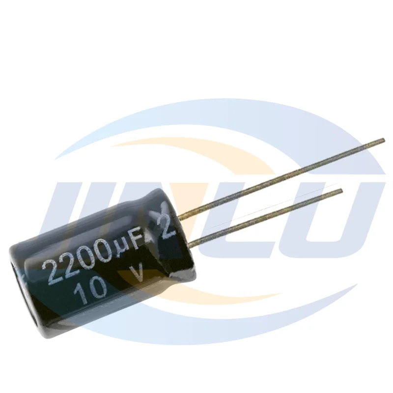 5pcs 10v2200uf 10x17mm Aluminum Electrolytic Capacitor 2200uf10v 10v ...