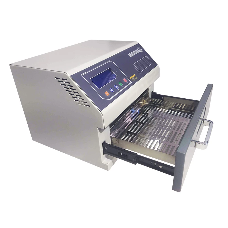 Desktop Smd Reflow Oven Industrial Lead Free Hot Air Cycle Infrared ...