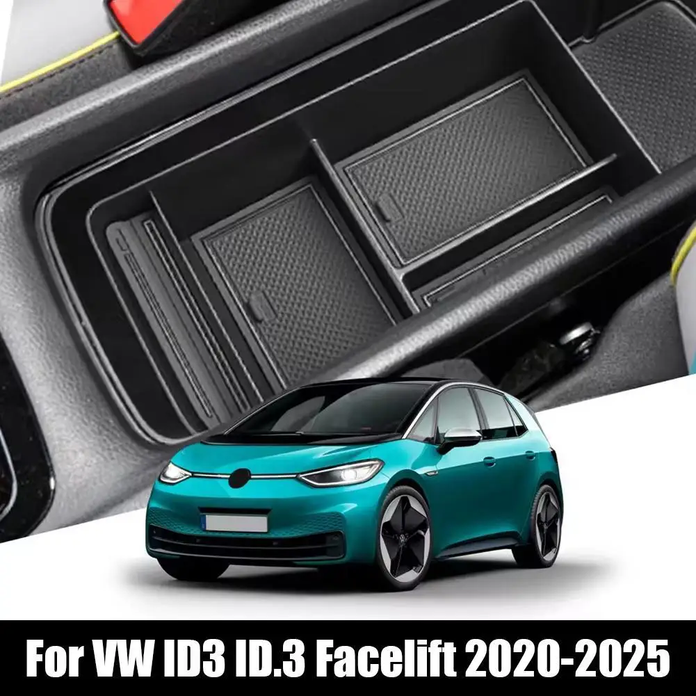 Armrest Storage Box For VW ID3 ID.3 Facelift 2020-2025 For Cupra Born ...
